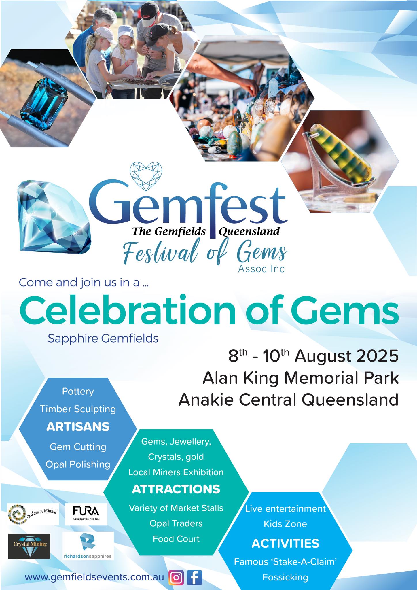 Gemfest – Festival of Gems – Central Queensland Highlands
